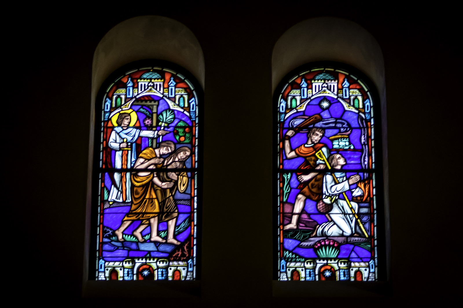 Stained Glass Windows | Church Tour - Our Lady of the Rosary