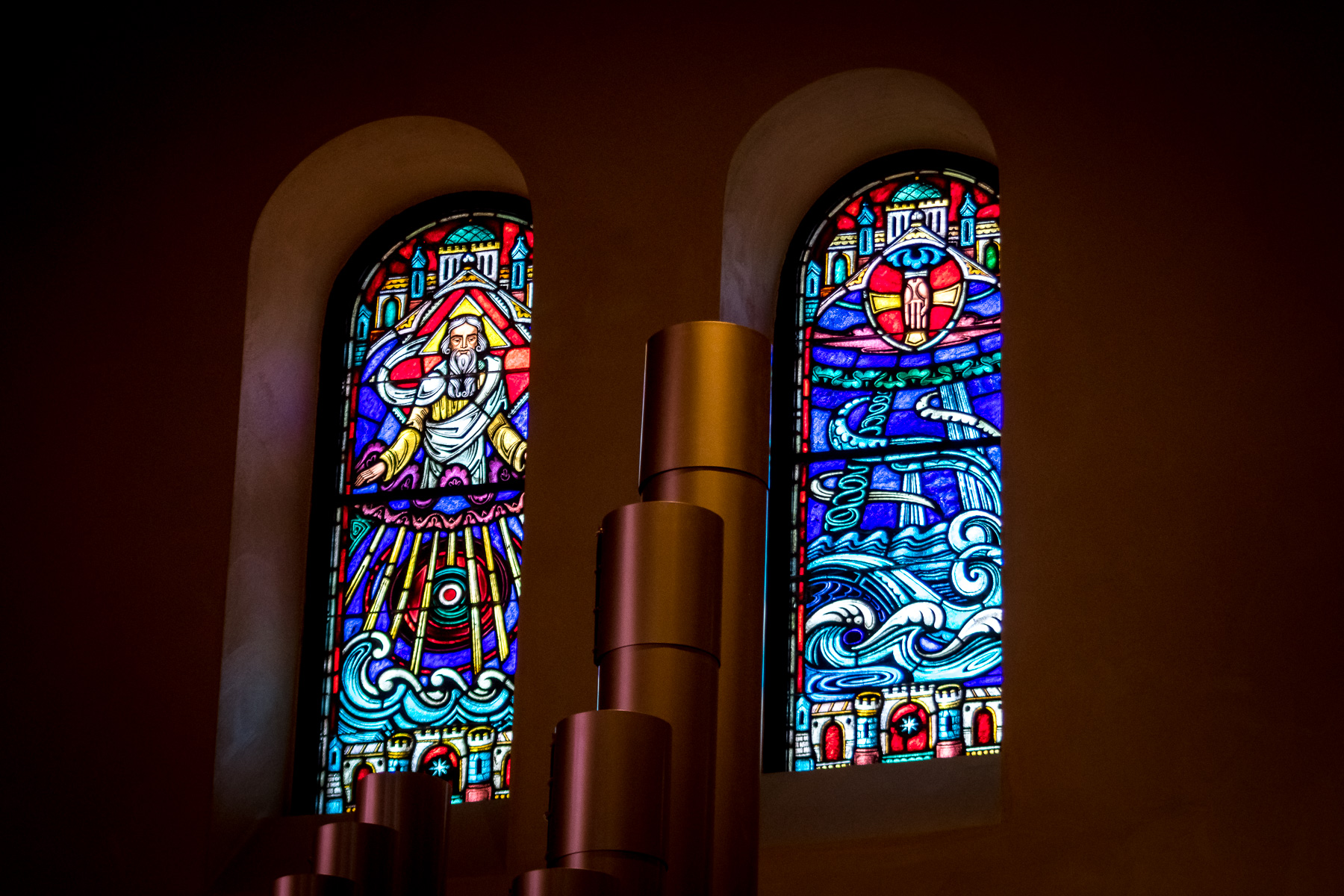 Stained Glass Windows | Church Tour - Our Lady of the Rosary